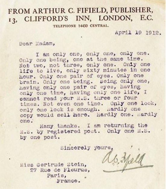 Famous Authors' Harshest Rejection Letters | www.splicetoday.com